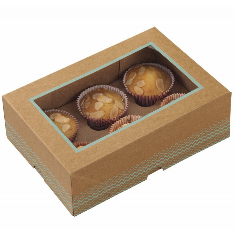 Boite a gateau ou biscuit en carton kraft